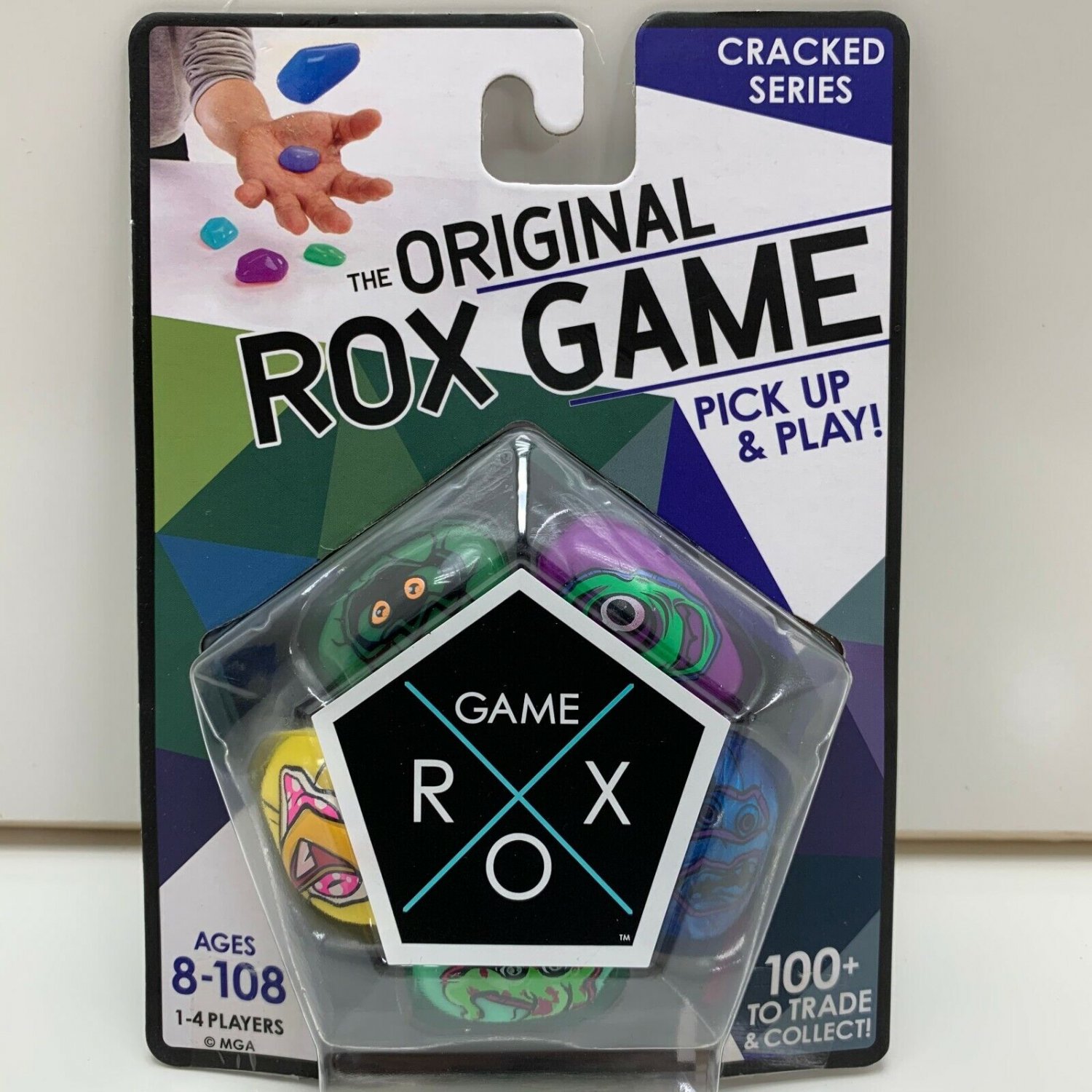 Original Rox Game Cracked Series MGA Monster Rocks 5 Collectible Gamerox B