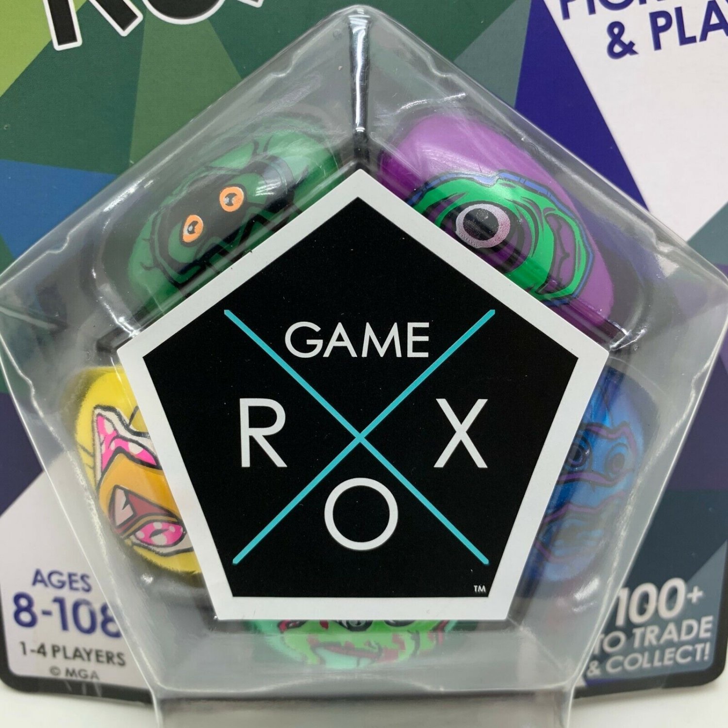 Original Rox Game Cracked Series MGA Monster Rocks 5 Collectible Gamerox B