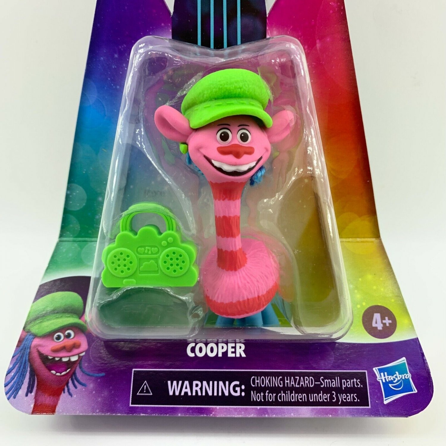 Trolls World Tour Cooper 3" inch Figure Figurine New Sealed Hasbro ...
