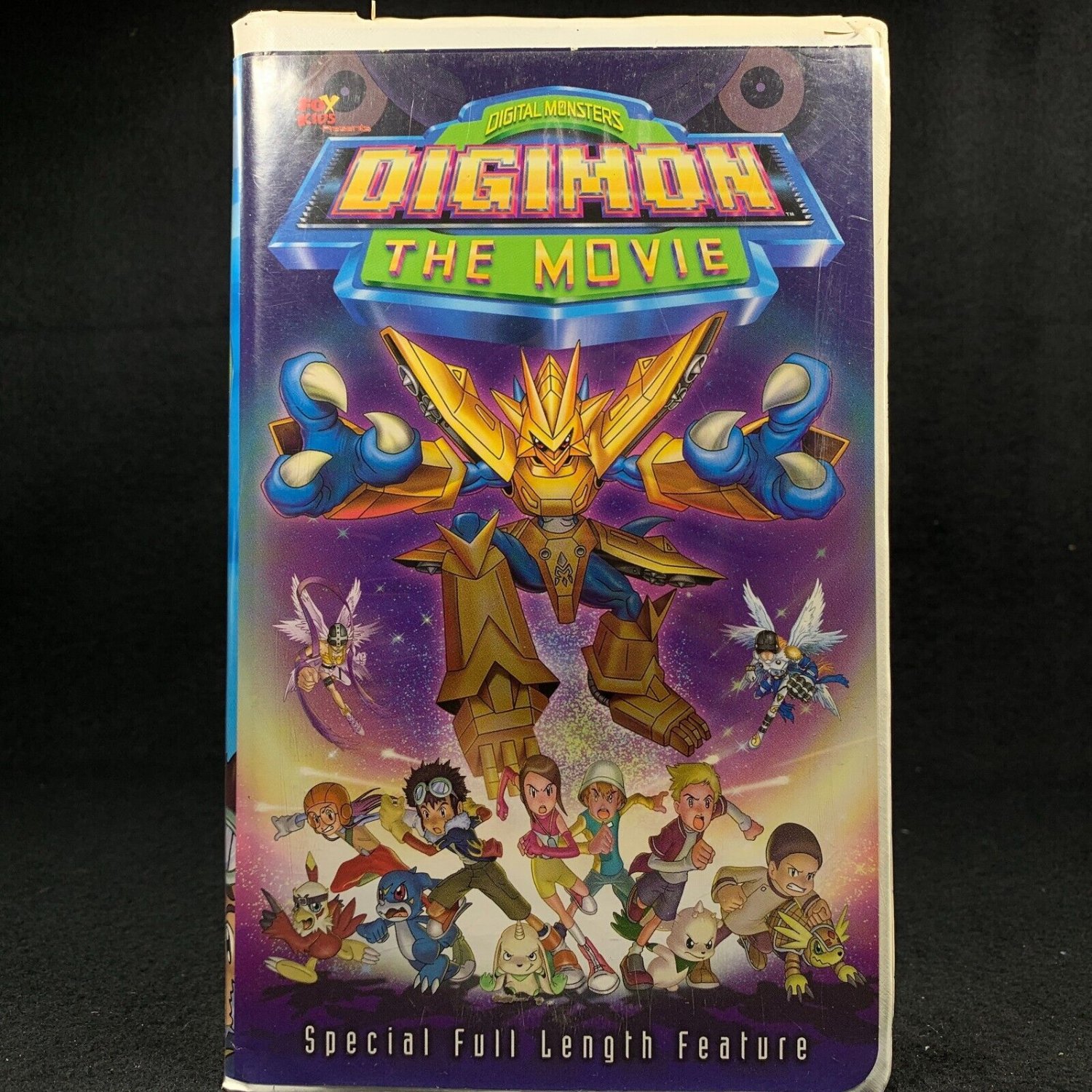 Digimon The Movie VHS Clamshell Fox Kids 2001 Digital Monsters