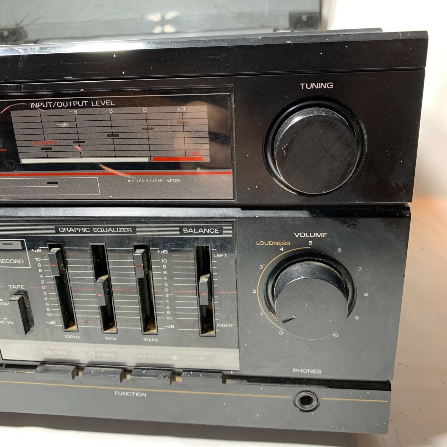 Fisher MC-705 Audio Component System Record Player AM/FM Cassette EQ