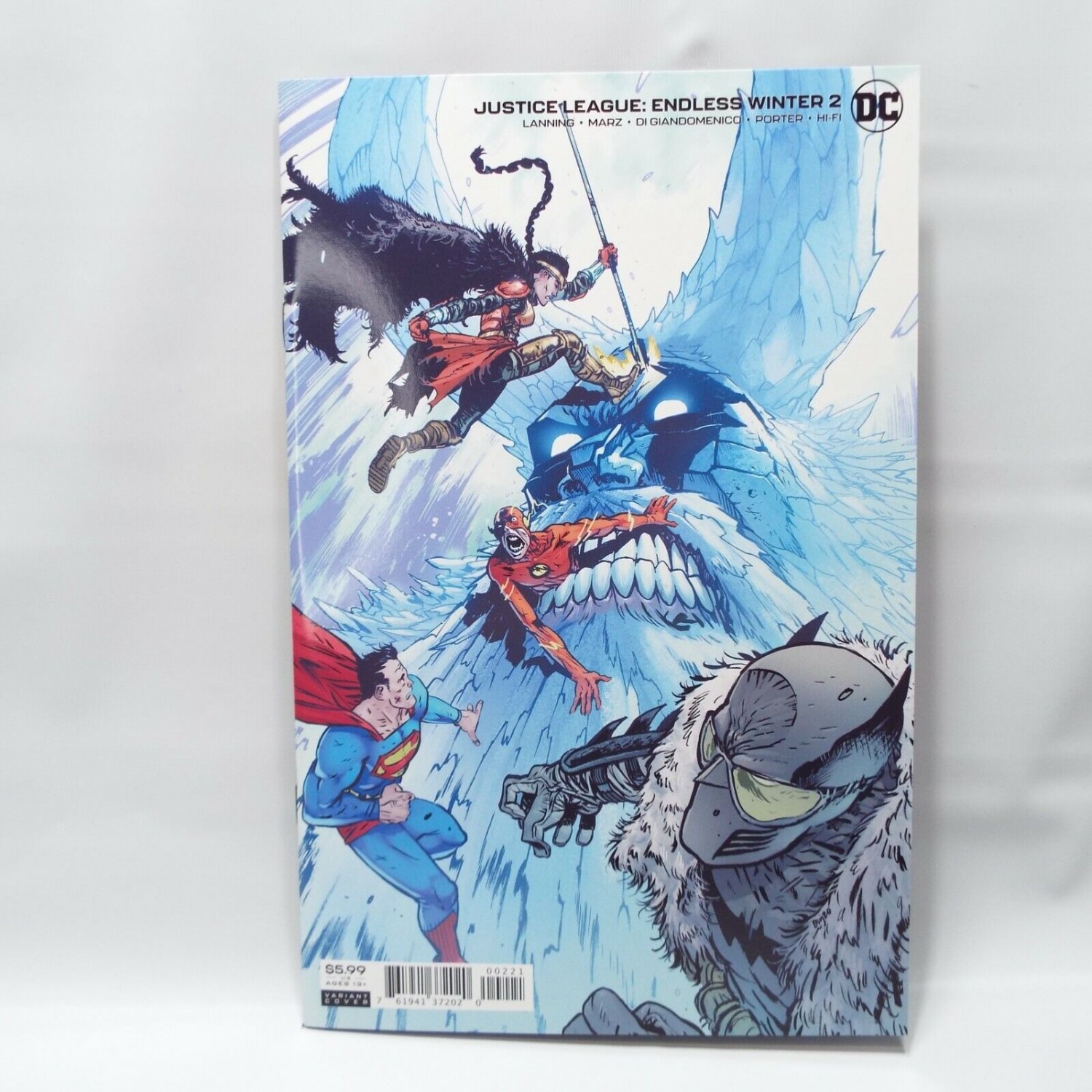 DC Comics Justice League Endless Winter Issue 2 Variant Cover 2020