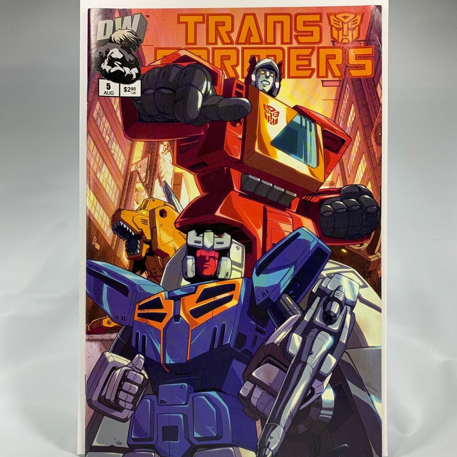 Transformers Generation One #5A Autobot Cover DW Comic 2002