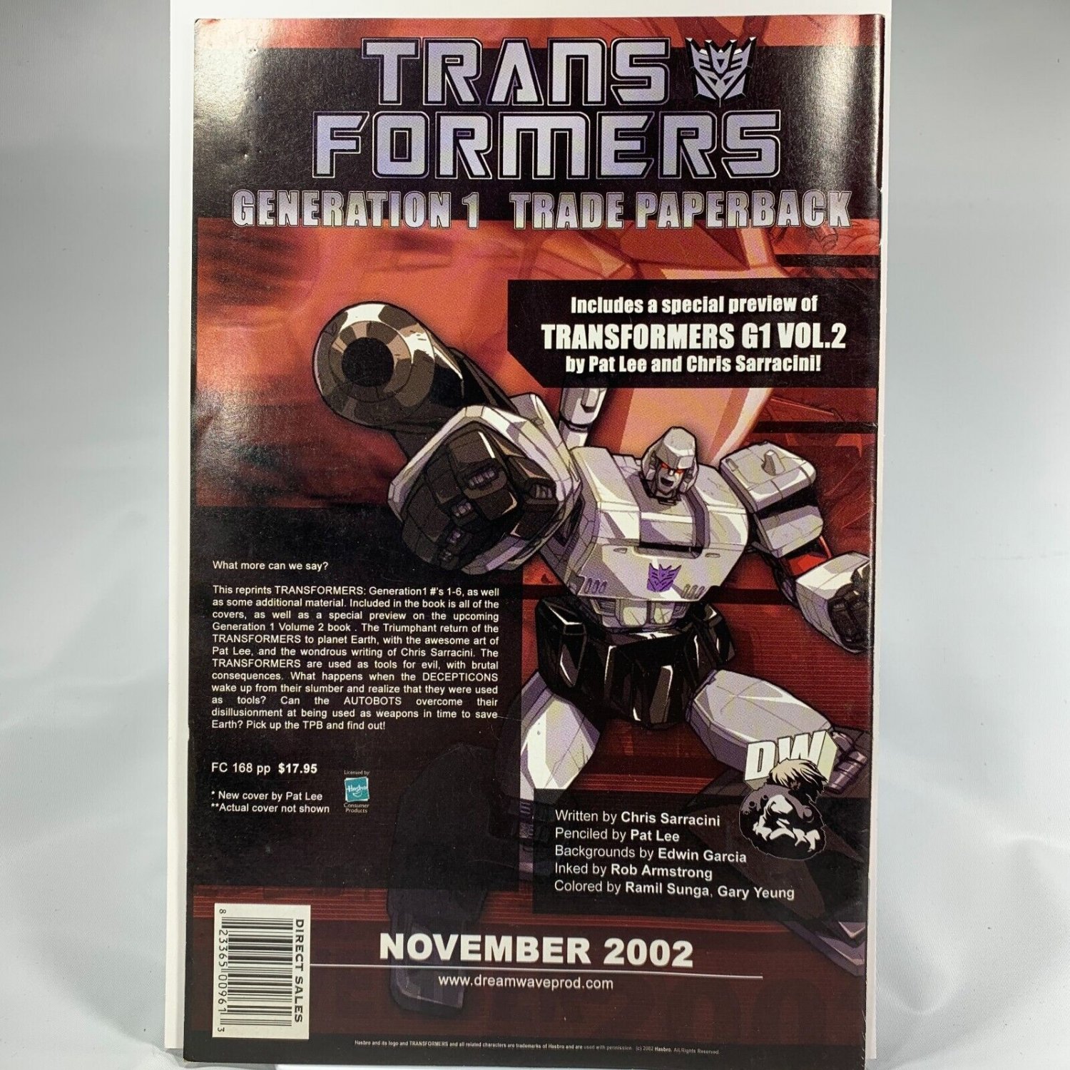 Transformers Generation One #5A Autobot Cover DW Comic 2002