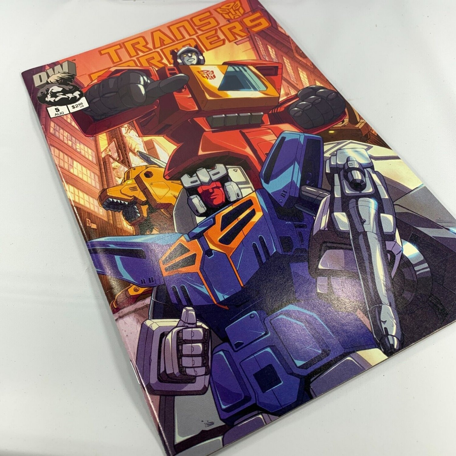 Transformers Generation One #5A Autobot Cover DW Comic 2002
