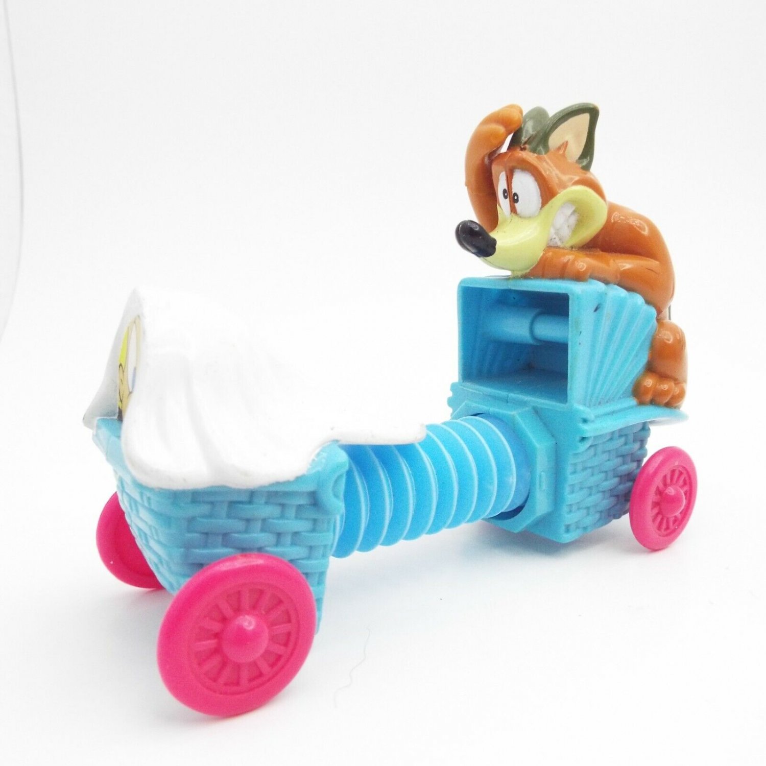Animaniacs Mindy and Buttons Toy Baby Carriage 1994 Mcdonalds Happy Meal