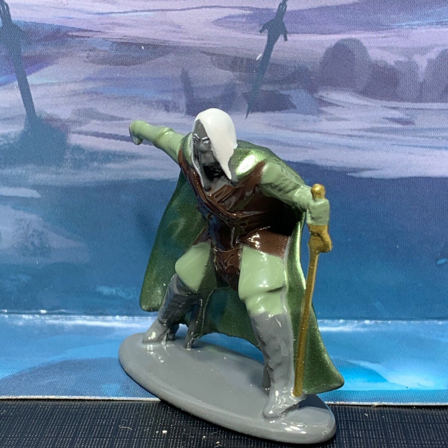 Dungeons and Dragons Drizzt Do'urden Drow Elf Miniature Jada Toys Painted