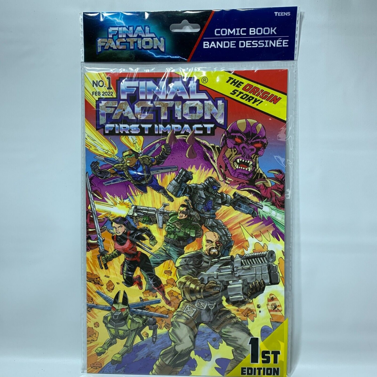 Final Faction First Impact Comic Book Issue #1 Origin Story 1st Edition ...