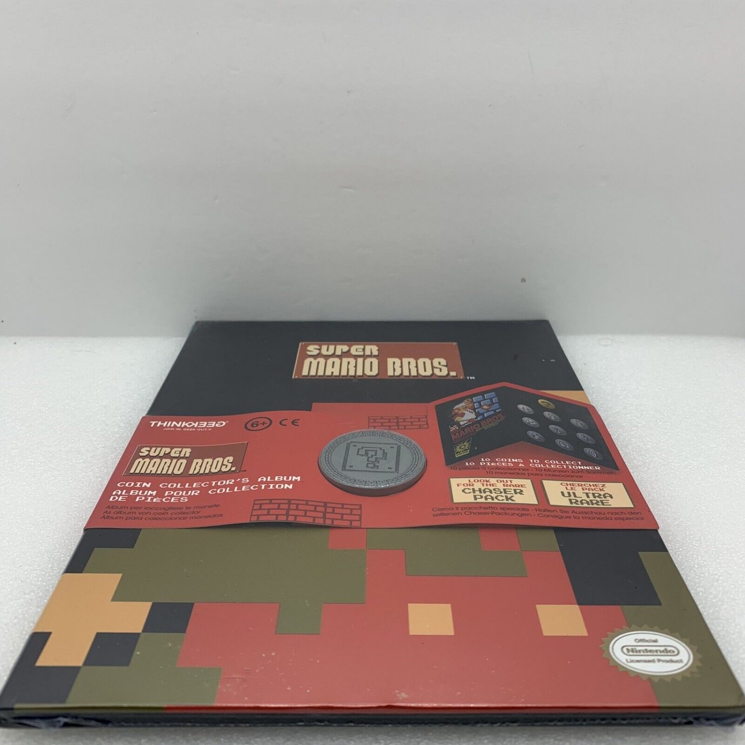Super Mario Bros Coin Collectors Album ThinkGeek Holds 10 Collectible ...