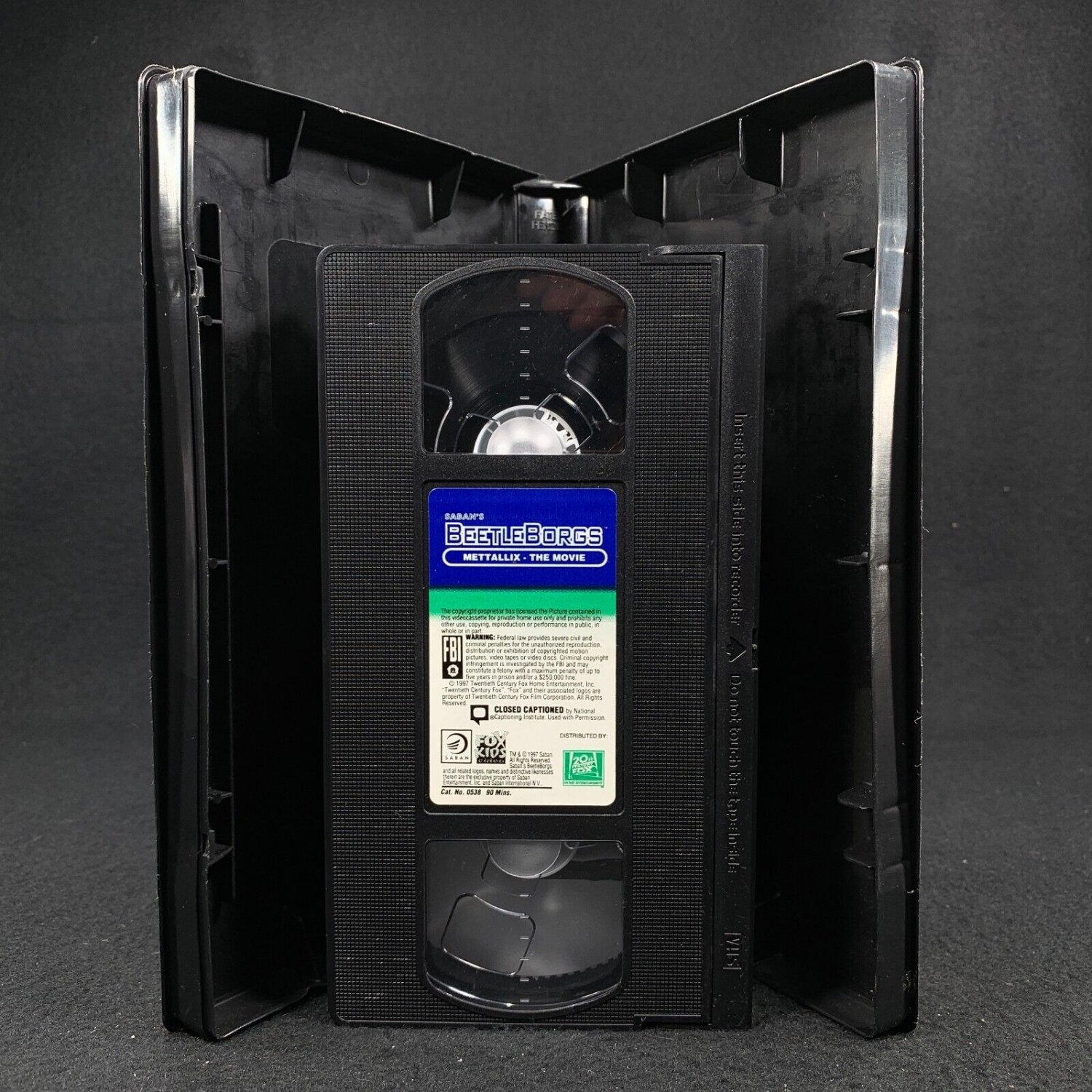 Sabans BeetleBorgs Metallix The Movie VHS Clamshell