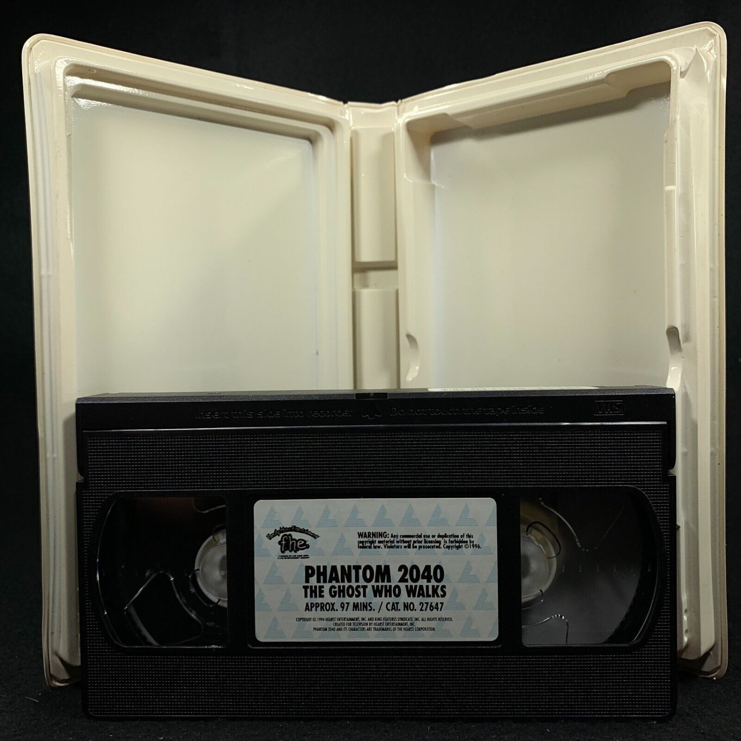 Phantom 2040 VHS Clamshell Animated Movie