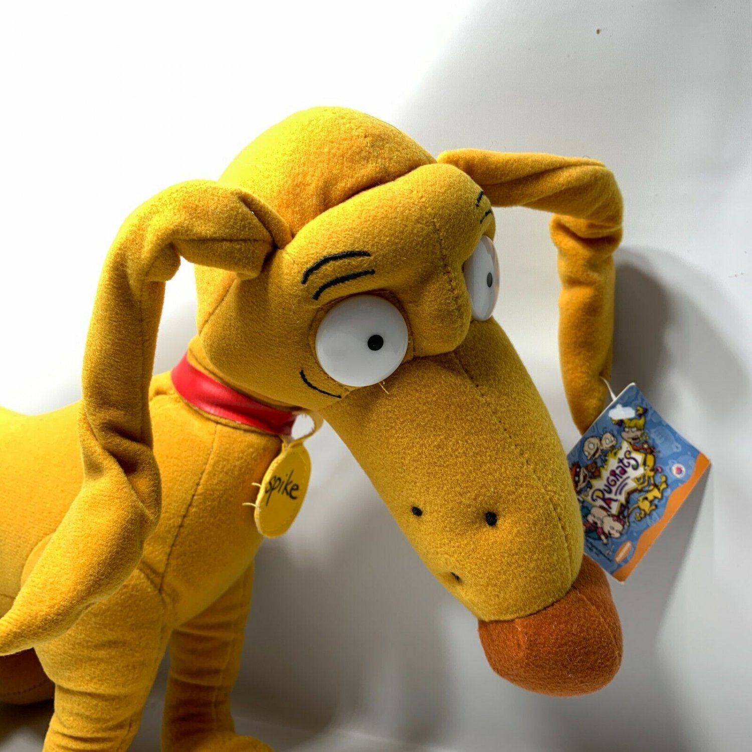 Nickelodeon Rugrats Spike the Dog Plush Posable Ears Tail Plushie ...