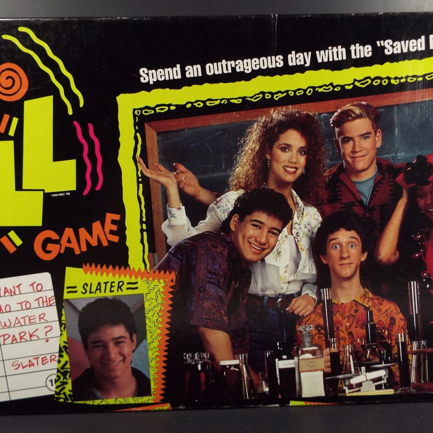 Saved by the Bell Board Game 1992 Pressman Screech Kelly Zac