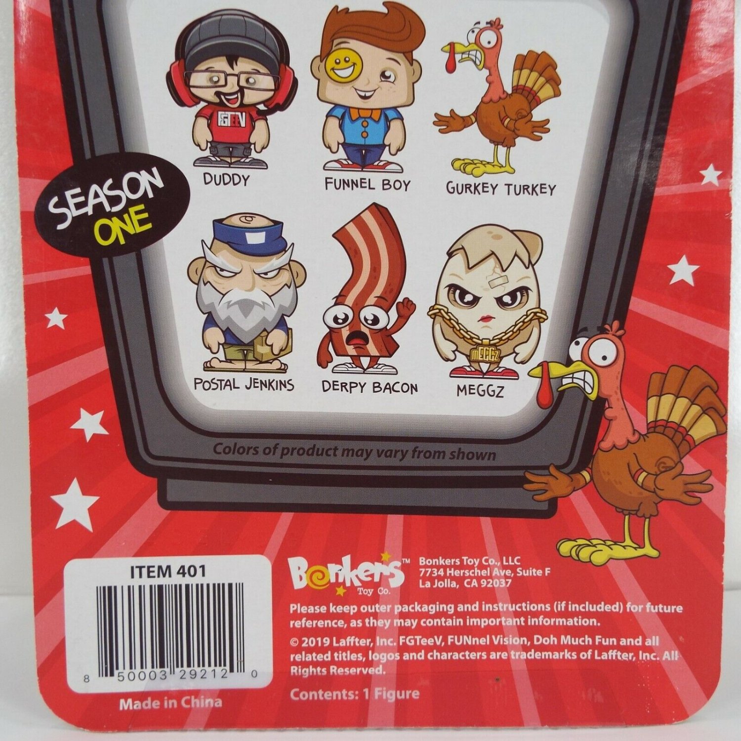 FGTeeV Season 1 Postal Jenkins Family Gaming TV Youtube Collectible Figure