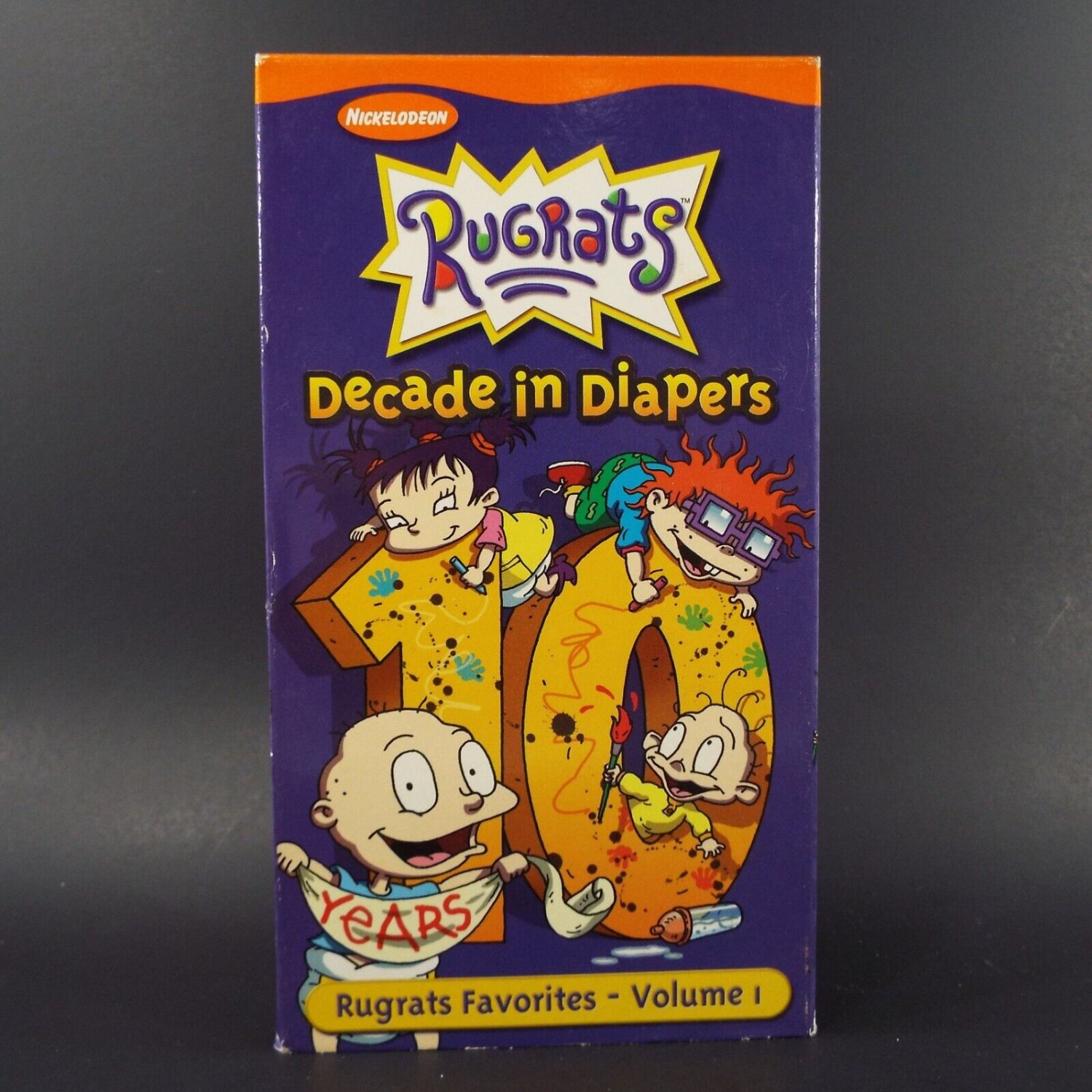 Nickelodeon Rugrats Decade in Diapers Volume 1 VHS Rugrats Favorites