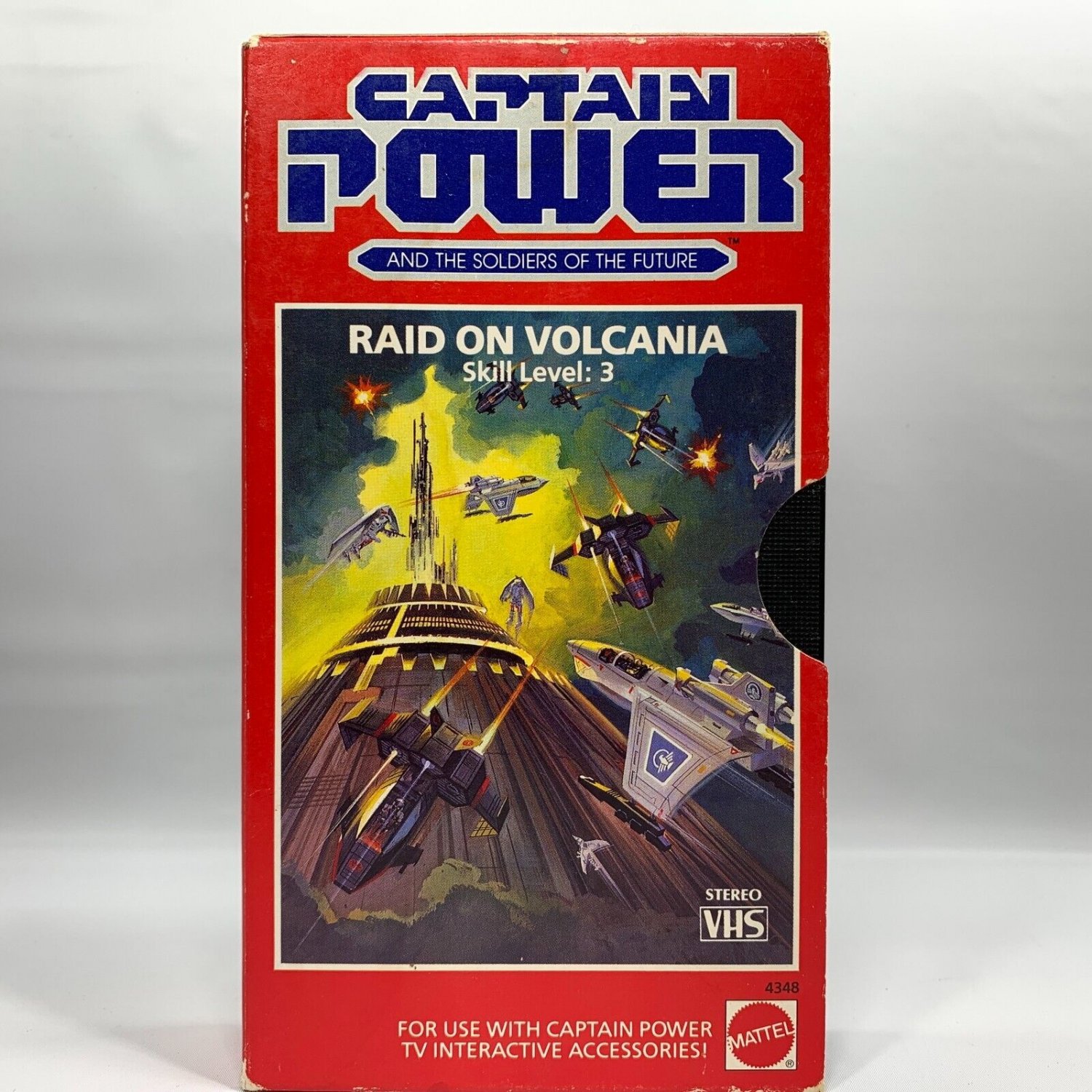 Captain Power Soldiers of the Future Raid On Volcania Level 3 VHS ...