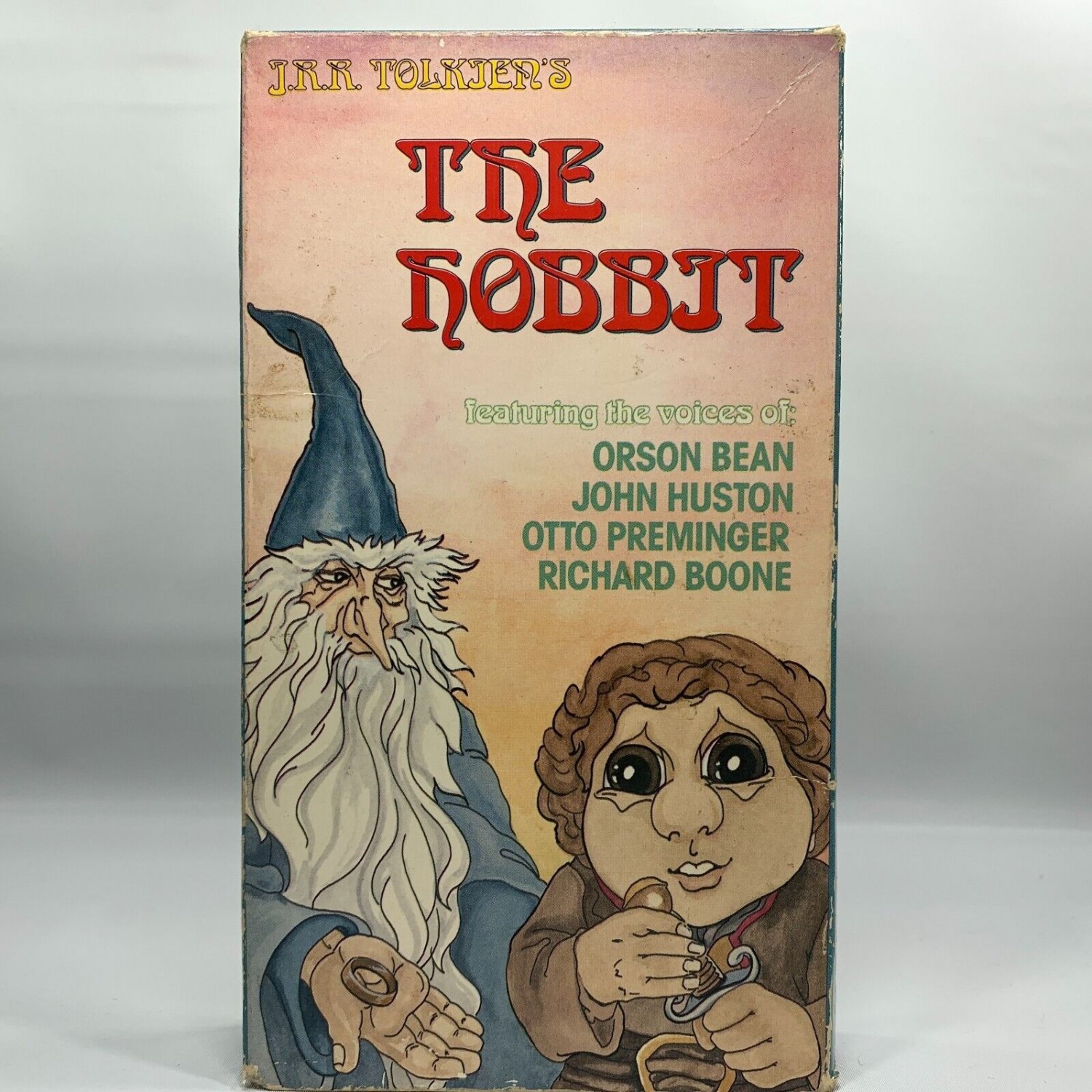 JRR Tolkien's The Hobbit Animated Movie VHS 1992 Vintage Asarte Films