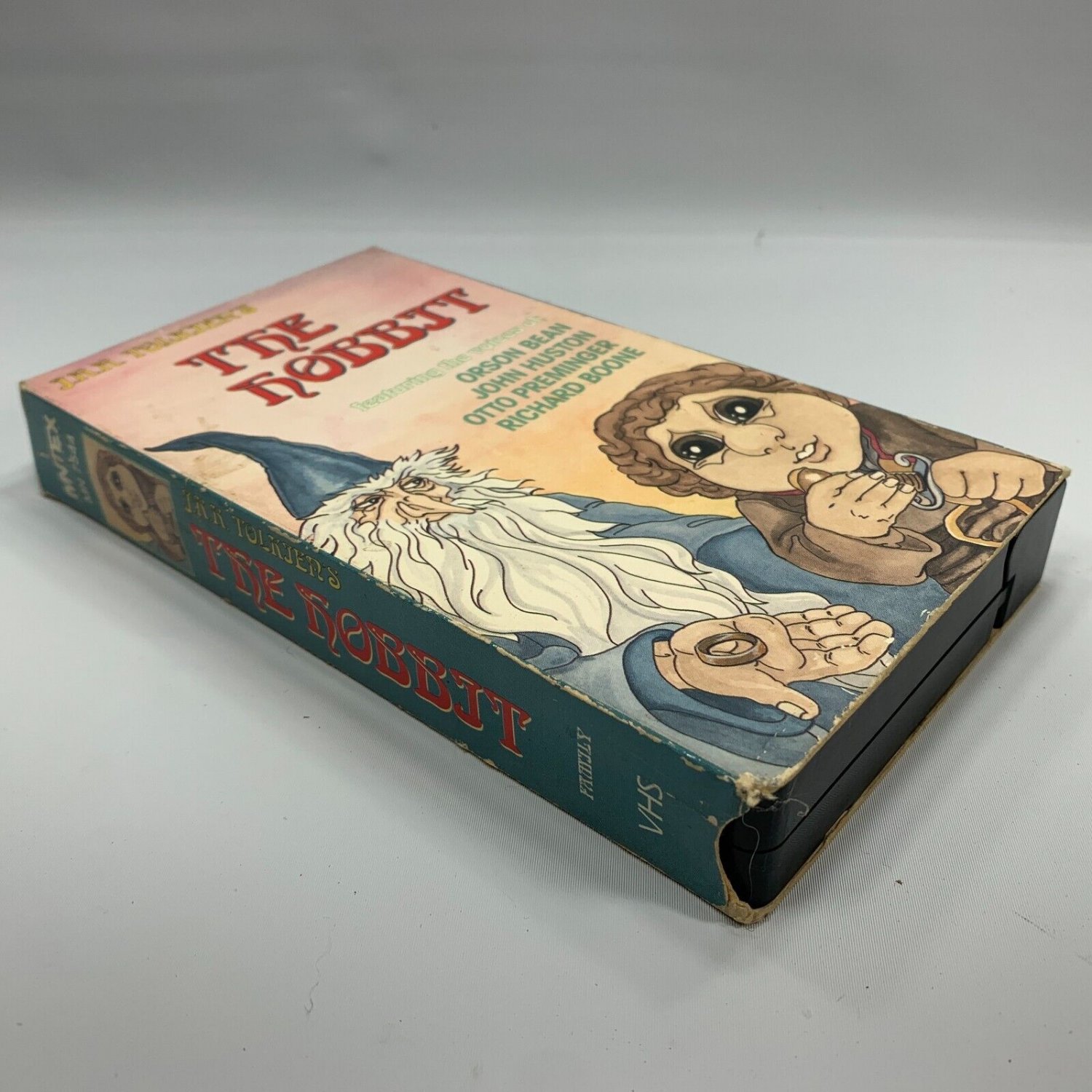 JRR Tolkien's The Hobbit Animated Movie VHS 1992 Vintage Asarte Films