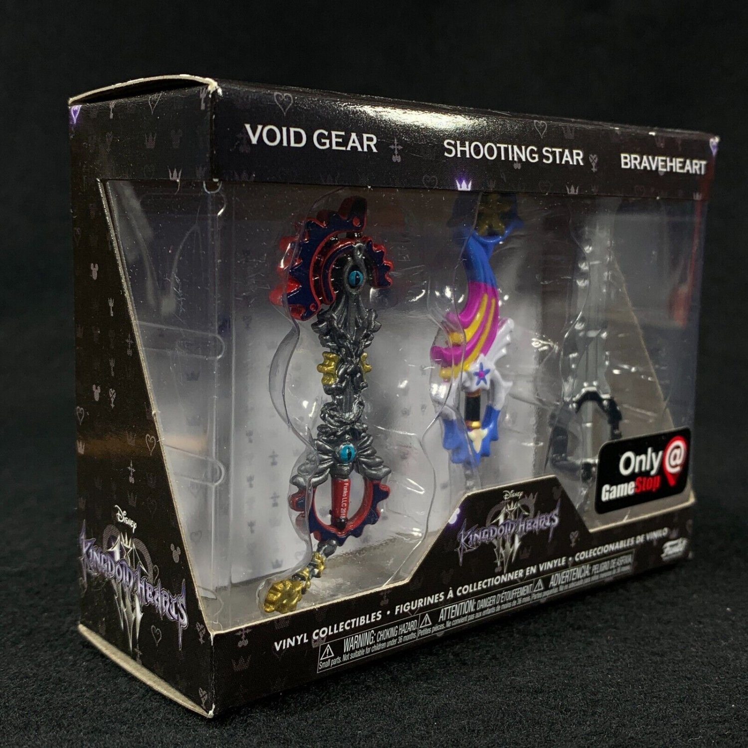 Funko Kingdom Hearts 3 Replica Keyblades Void Gear Shooting Star Braveheart