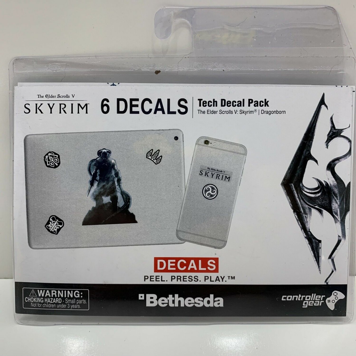 Elder Scrolls Skyrim Hero Viking Dragonborn 6 Decals Stickers ...