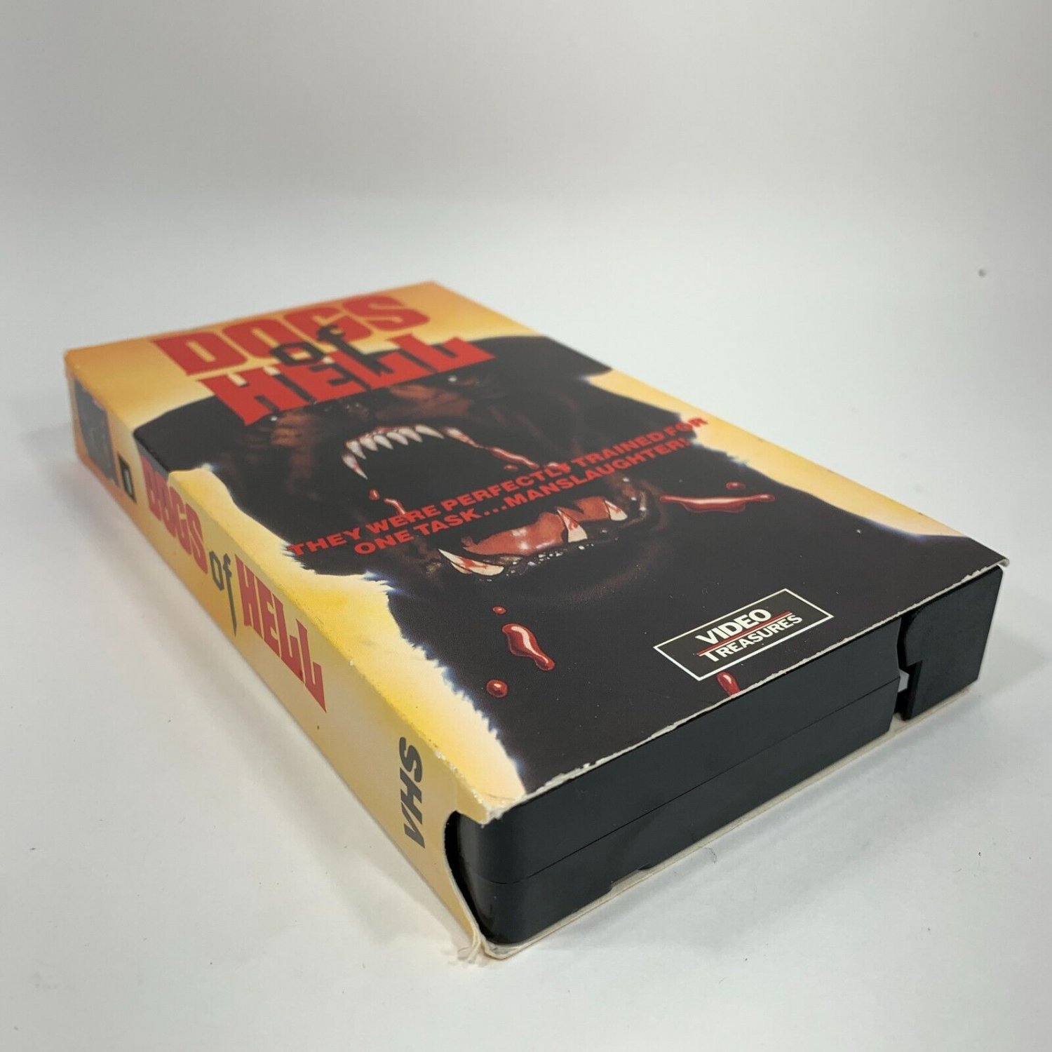 Dogs of Hell VHS Horror Video Treasures 1985 Dog Classic Rottweilers OOP