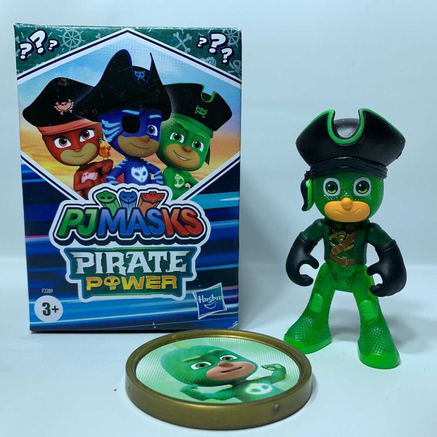 PJ Masks Pirate Power Mystery Figure Gekko and Coin Hasbro 2021