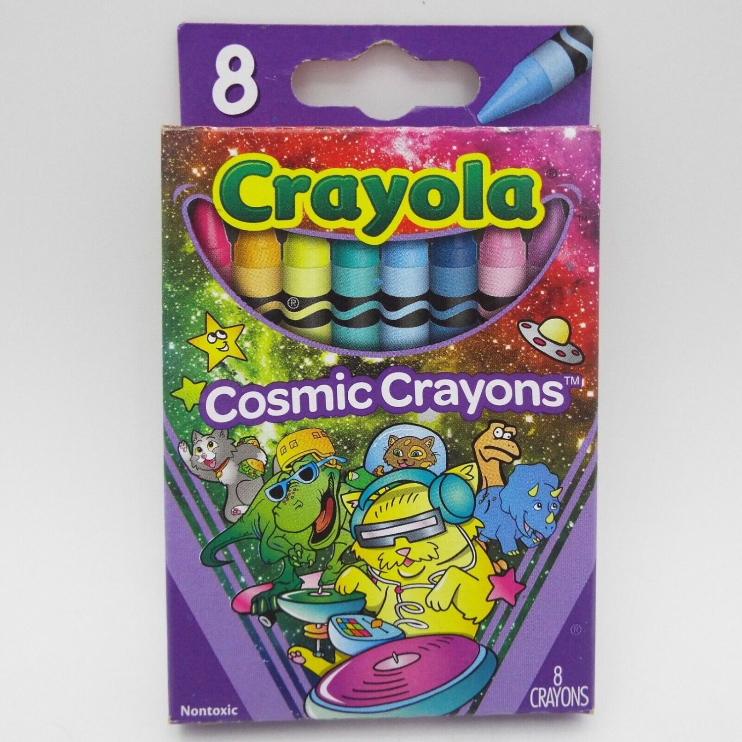 Crayola Cosmic Crayons 8 Count Back to School Supplies Coloring Kids Craft
