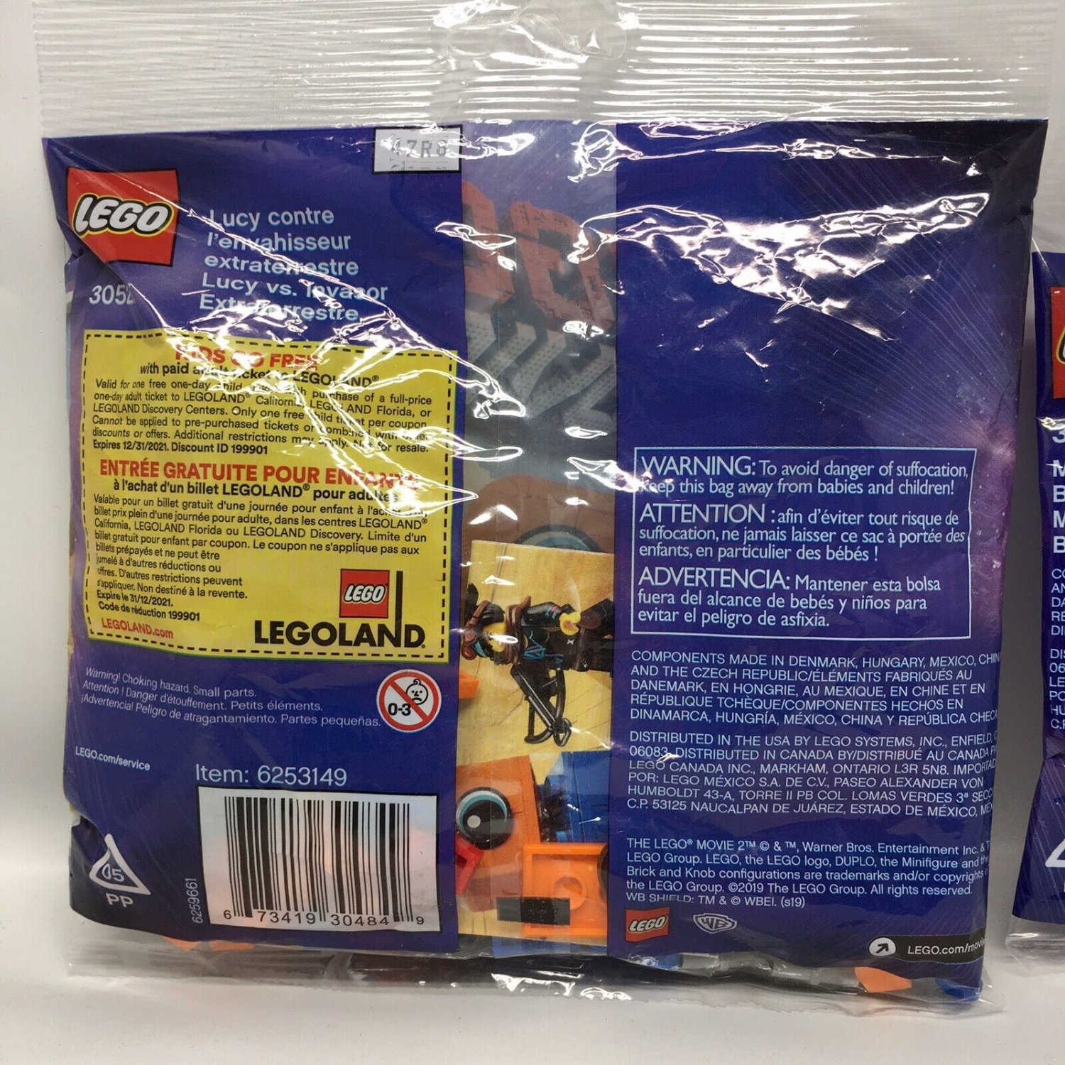 Lucy vs. Alien Invader Lego Movie 2 Polybag 30527 Building Kit Set