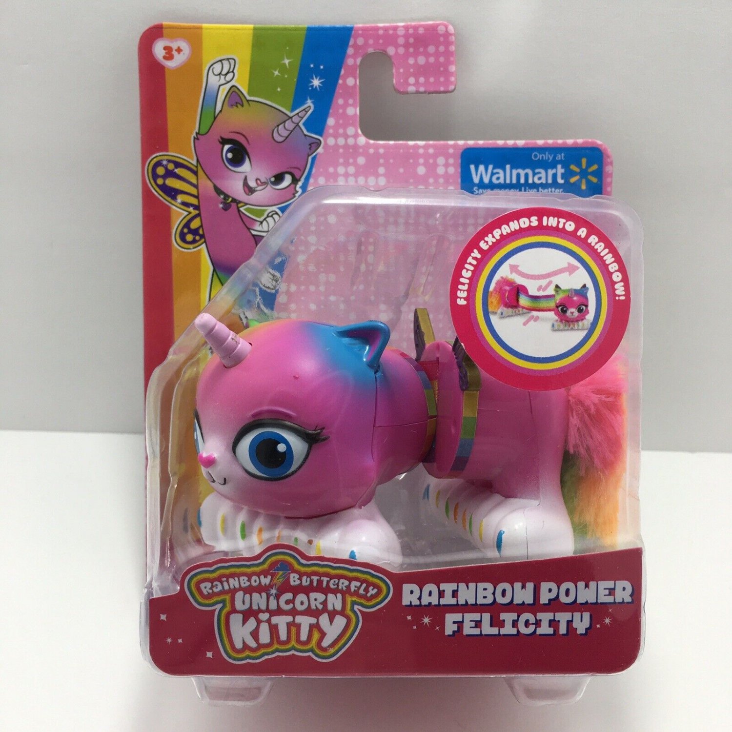 Rainbow Butterfly Unicorn Kitty Expands Power Felicity Figure Fairy Cat ...