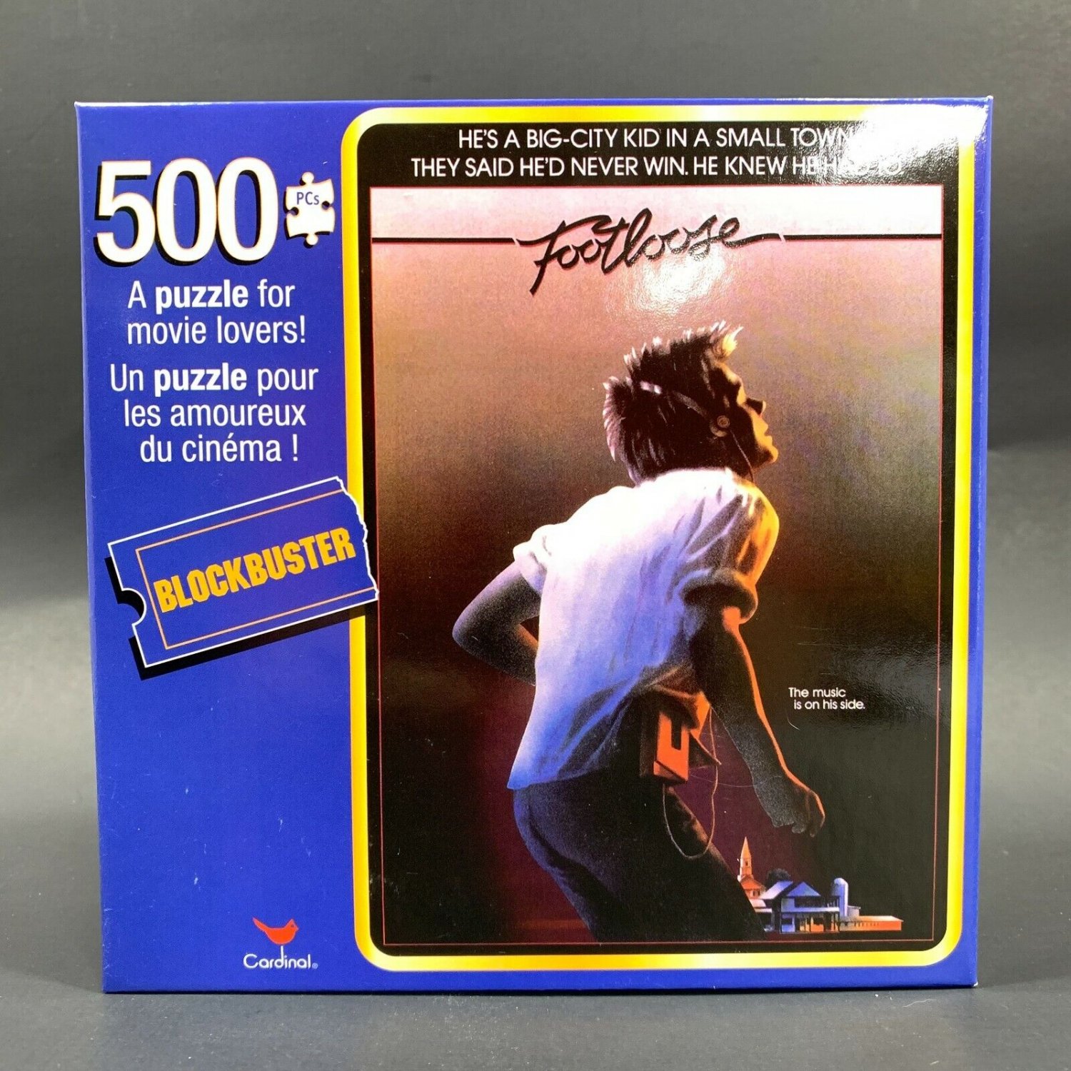 Blockbuster Footloose 500 Piece Puzzle Retro Movie Poster 11 x 14 Kevin Bacon