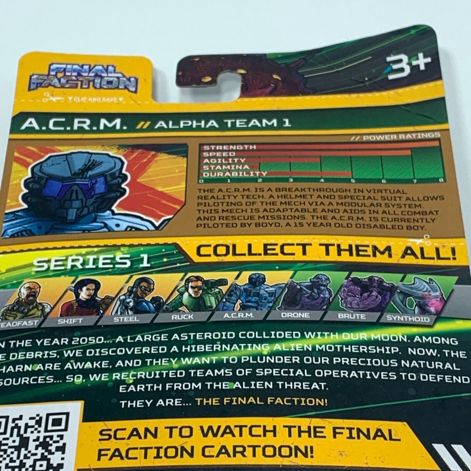 Final Faction ACRM Mech Alpha Team 1 Action Figure Augmented Combat Rescue