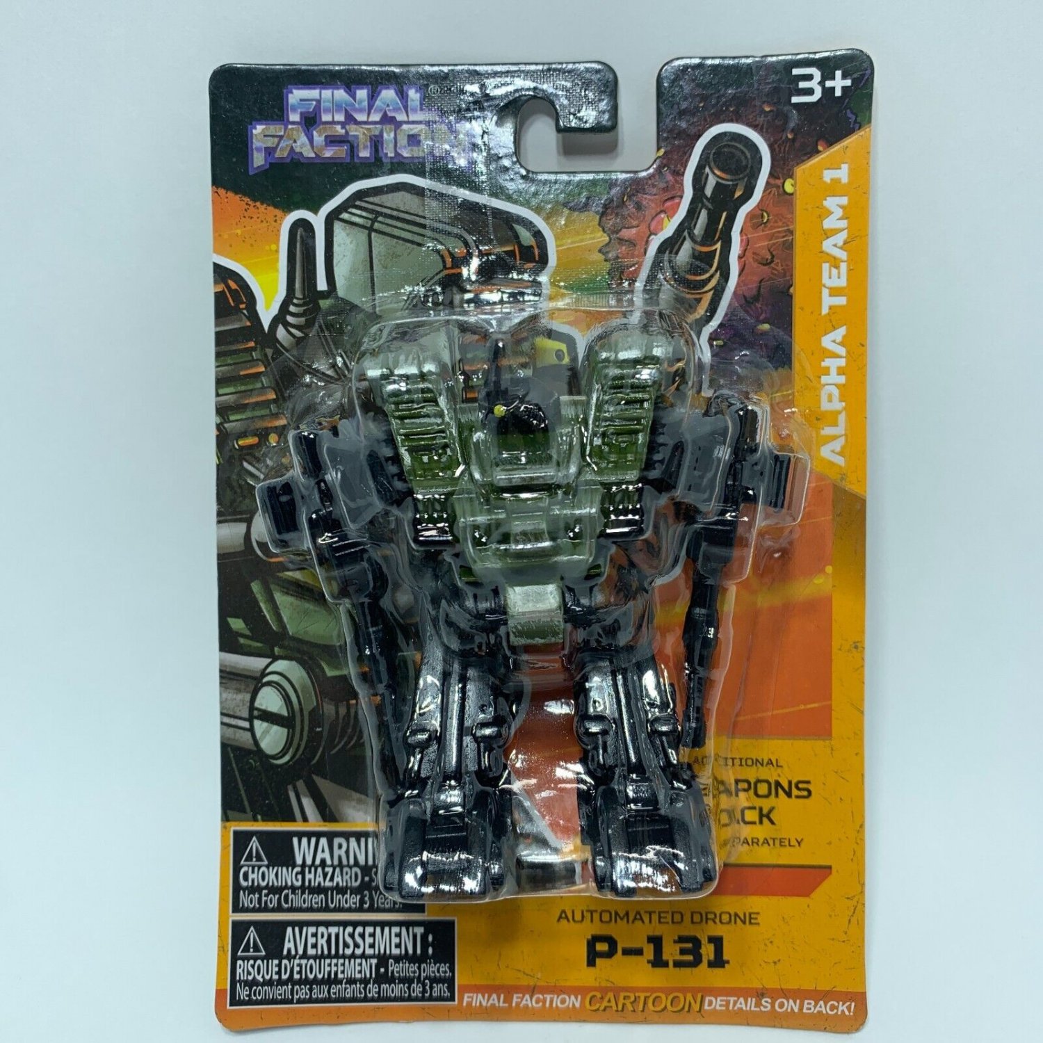 Final Faction P-131 Automated Drone Alpha Team 1 Action Figure