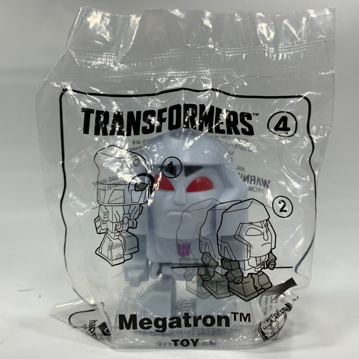 McDonalds Transformers Megatron #4 Wind Up Walking Happy Meal Toy 2018