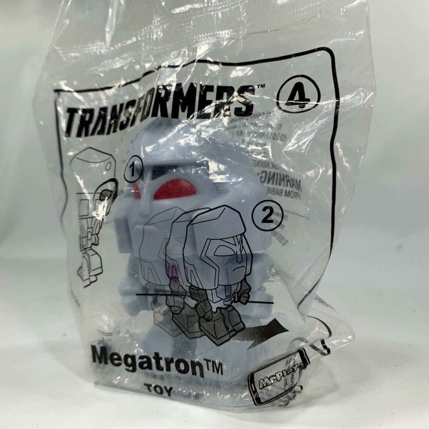 McDonalds Transformers Megatron #4 Wind Up Walking Happy Meal Toy 2018