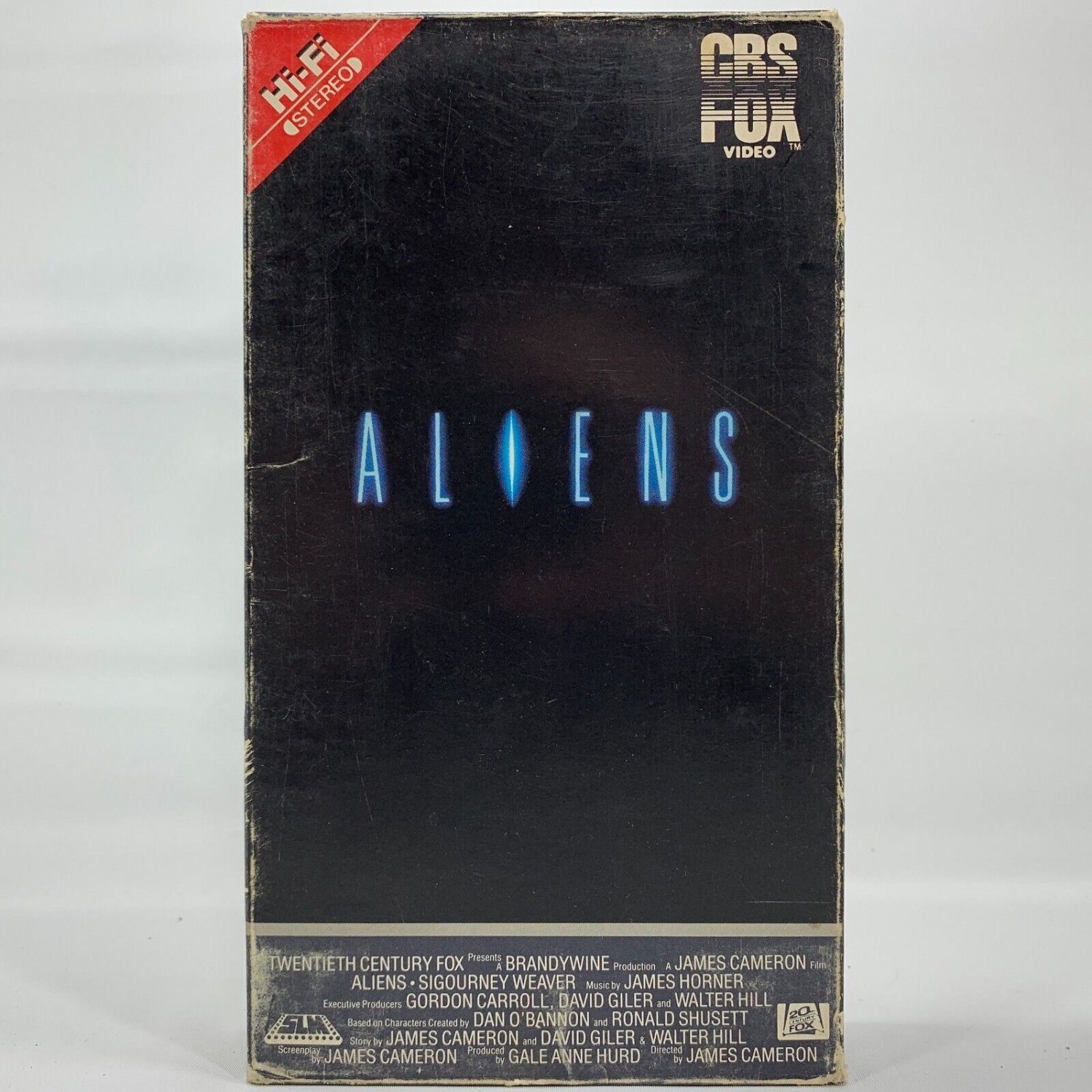 Aliens VHS CBS Fox 1990 Xenomorph Sigourney Weaver Ridley Scott James ...