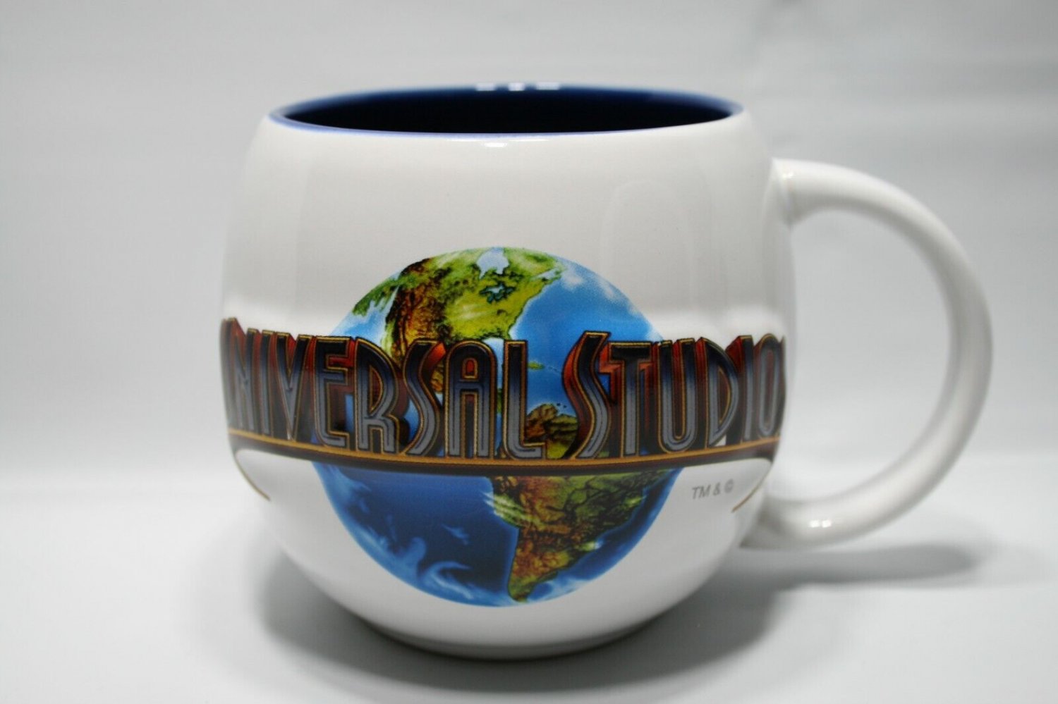 Universal Studios 3D Globe Logo Coffee Mug Cup Theme Park Souvenir