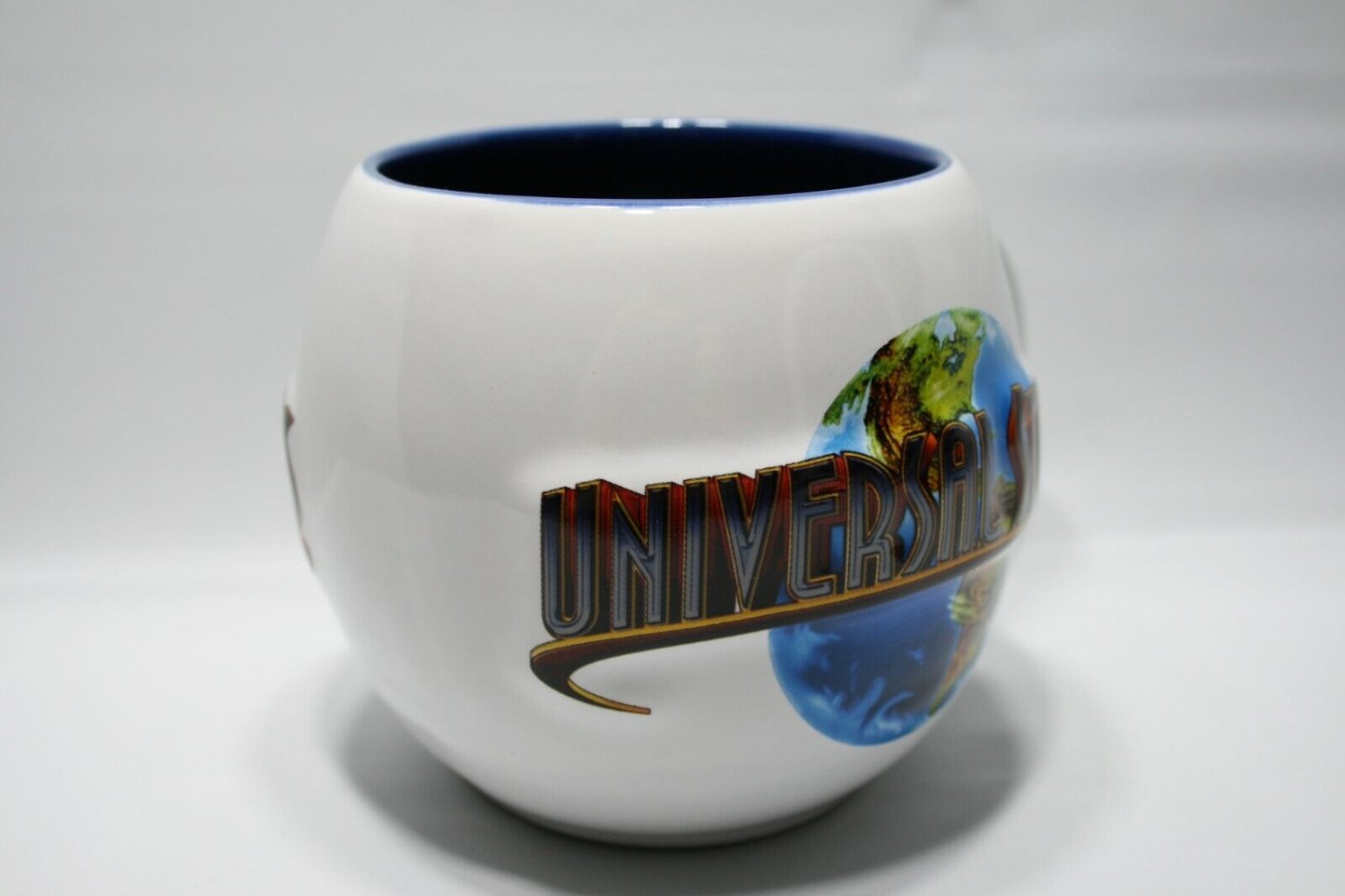 Universal Studios 3D Globe Logo Coffee Mug Cup Theme Park Souvenir