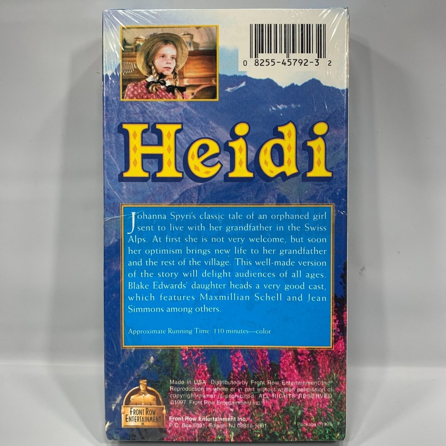 Heidi VHS 1997 New Sealed Jennifer Edwards Maxmillian Schell Michael ...