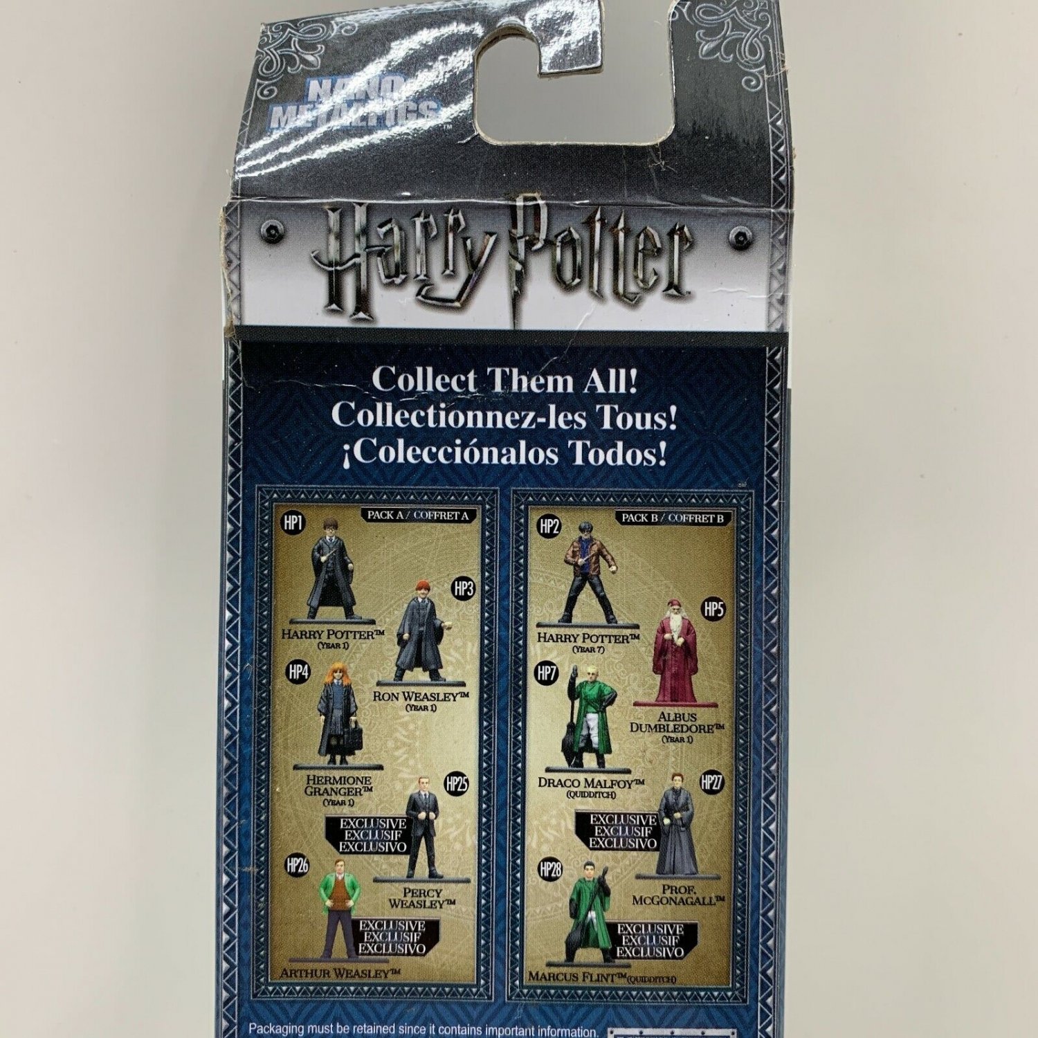 Harry Potter Nano Metalfigs Hermione Ron Weasley Percy Arthur Die Cast ...