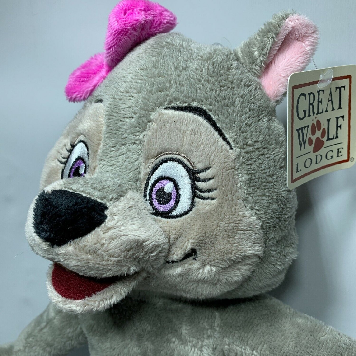 Great Wolf Lodge Violet the Wolf Plush Plushie Stuffie Furry Baby