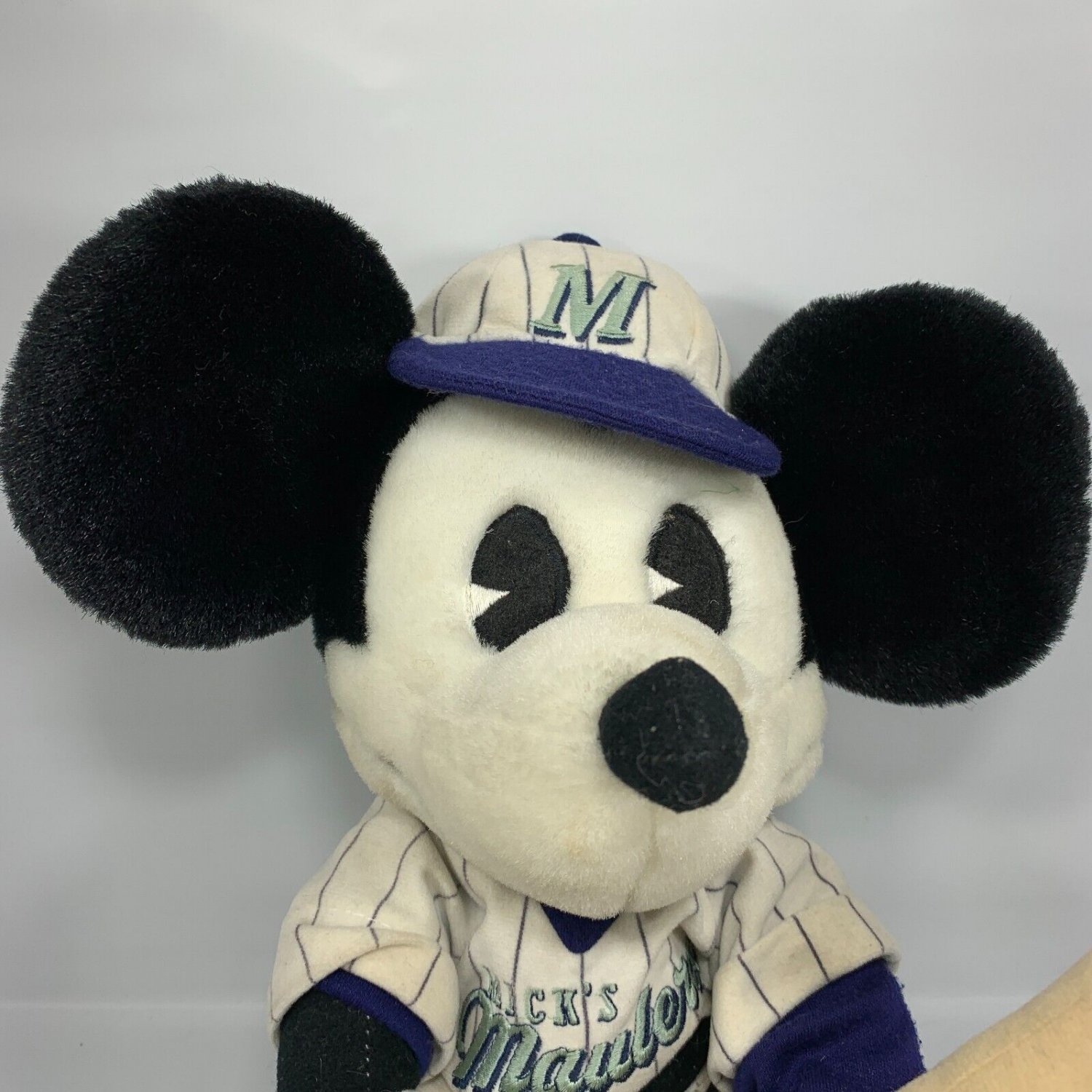 Mick's Maulers Disney Mickey Mouse Baseball Player Plush Plush Stuffie Cute