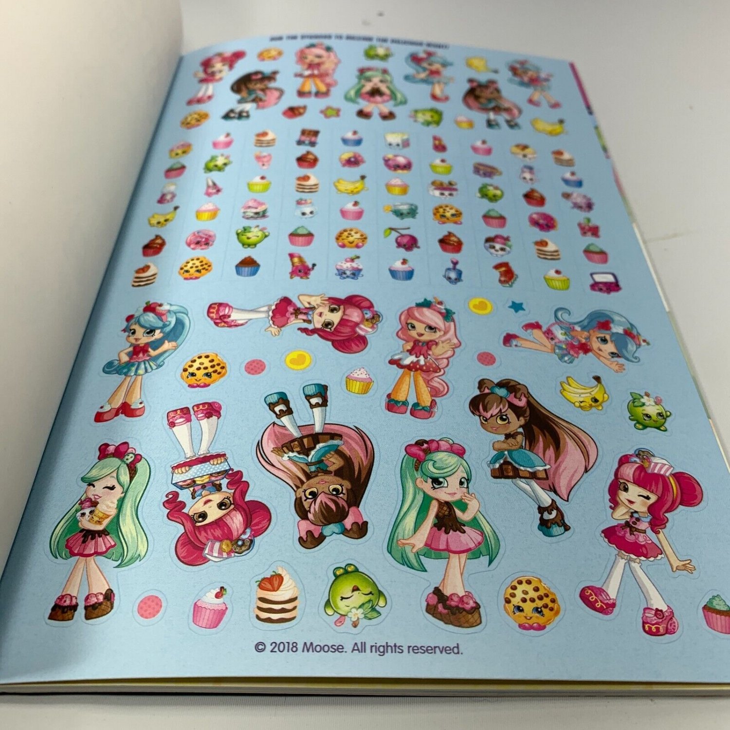 Shopkins Shoppies Cupcake Culprit Comic Mystery Book with over 100 Stickers