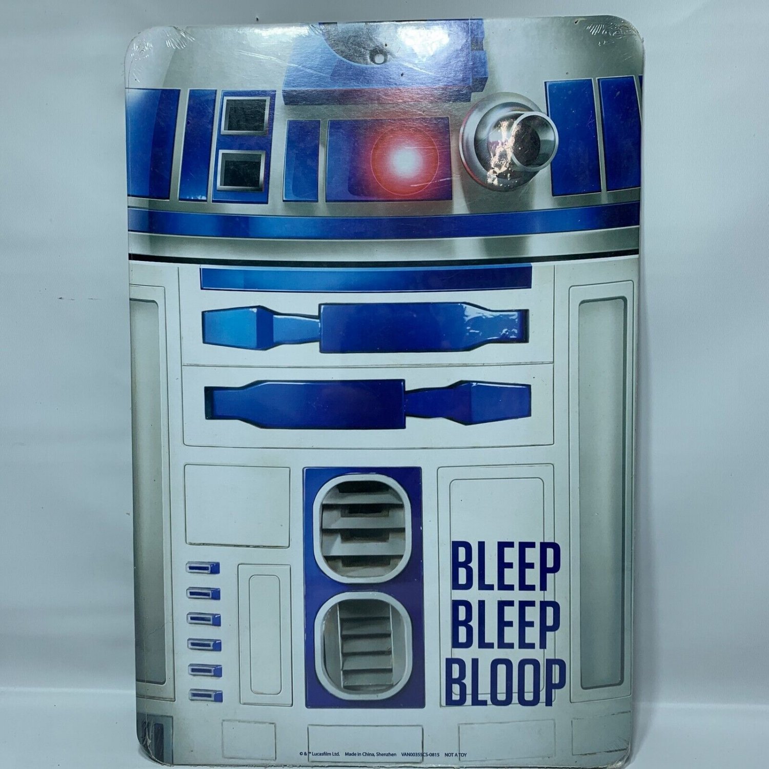 Star Wars R2D2 Wall Door Sign Hanging Bleep Bleep Bloop Double Sided