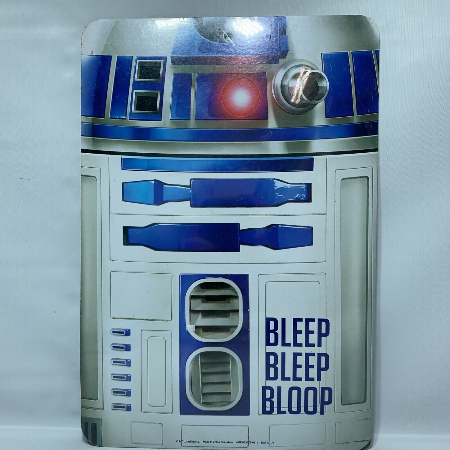 Star Wars R2D2 Wall Door Sign Hanging Bleep Bleep Bloop Double Sided