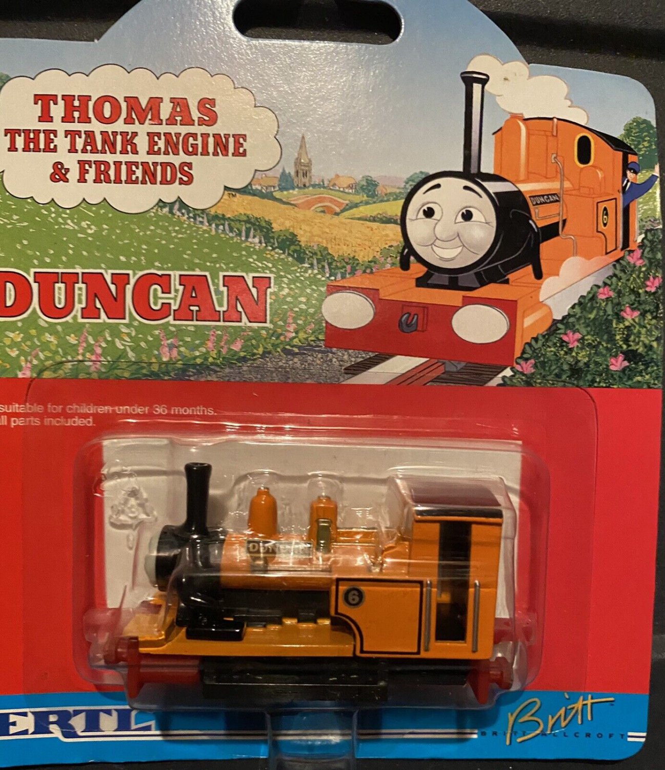 1996 Ertl Thomas The Tank Engine-Duncan_Lot of 2 -Mint