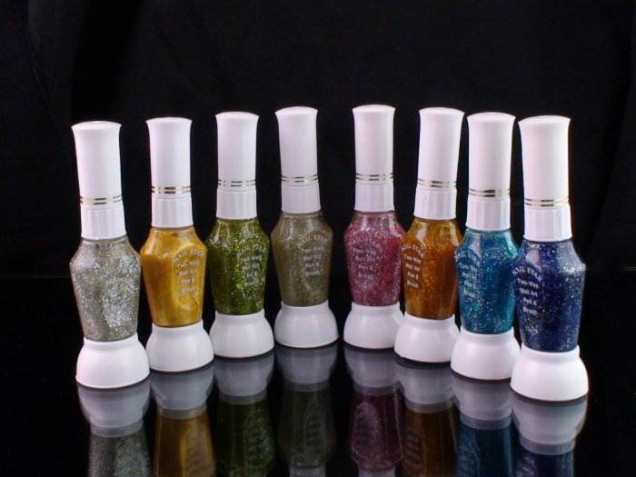 2-Way Nail Art Polish Varnish 24 Colour FREE SHIPPING [NA044]