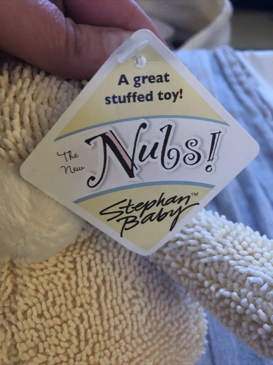 Stephan Baby Nubs Little Lamb Plush Toy, Cream Colored Lamb 12”