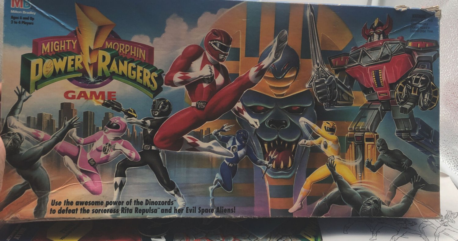 Milton Bradley MIGHTY MORPHIN POWER RANGERS GAME Board Game 1993