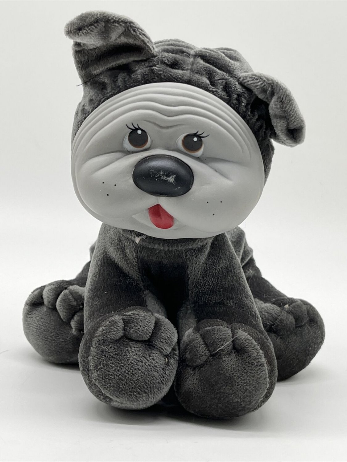 Galoob Jeeper Keeper Plush 80’s Rubber Faced Stuffed Animal Dog RARE ...