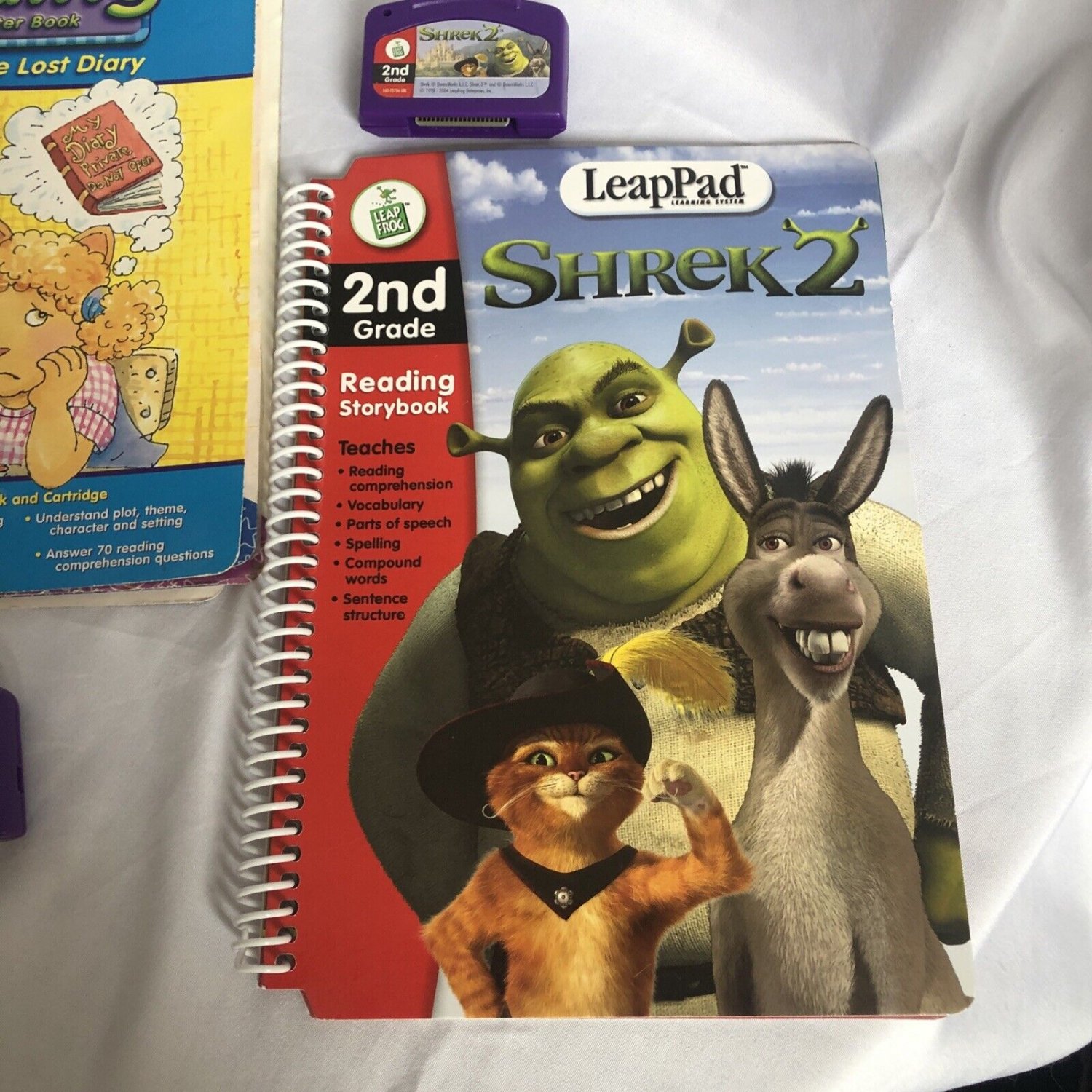 LeapFrog Reading Disney Monsters Inc, Shrek, Arthur Books And ...